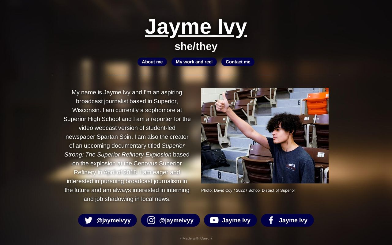 Jayme Ivy's Portfolio